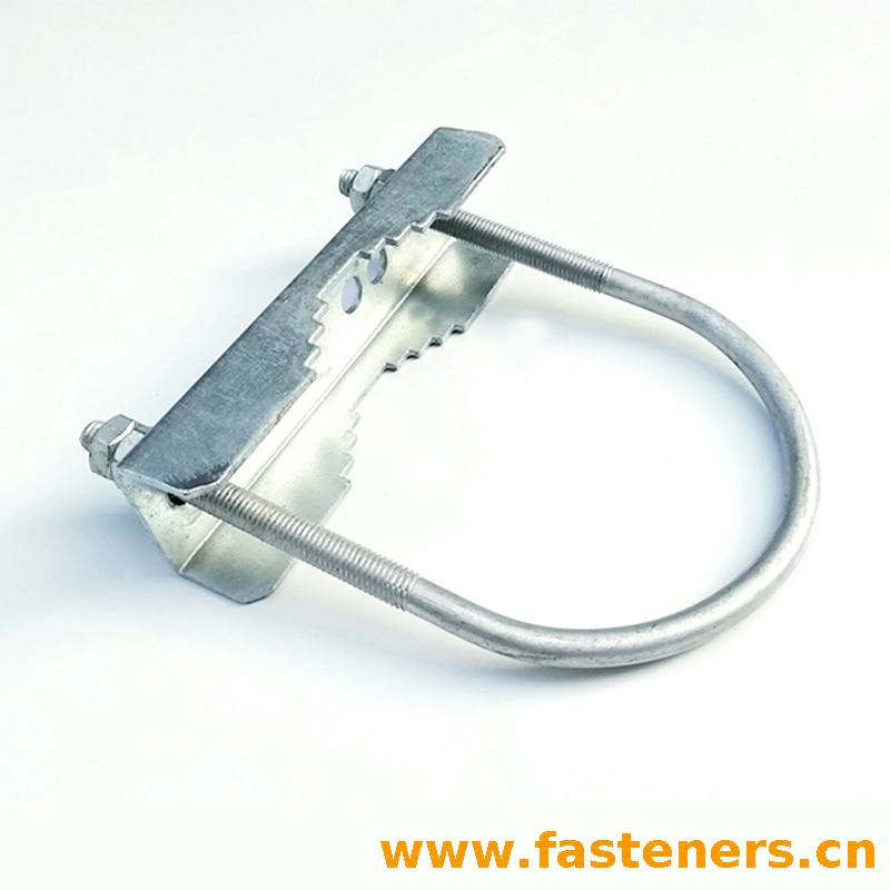 carbon steel/stainess steel metal U Bolt Clamp Support Bracket Mast ...