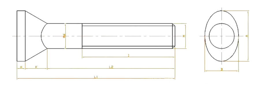 High Strength Ball Mill Liner Bolts，T Hammer Head Bolt，Hammer Bolt ...